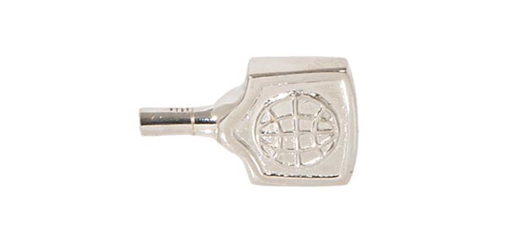 B&P Lamp® Polished Nickel Finish Solid Brass Flat Key Switch Knob For ...