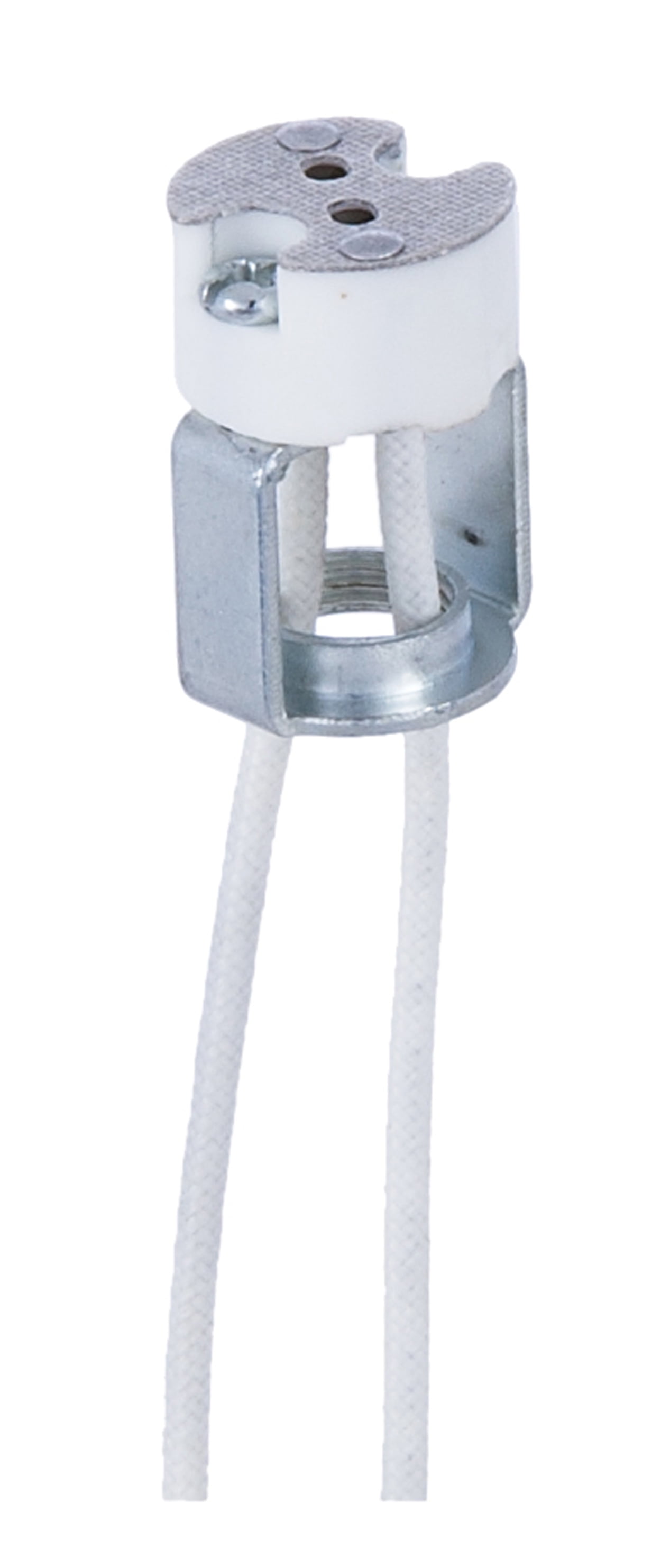 B&P Lamp® Porcelain Bi-Pin halogen socket fits G4, G5.3, GX5.3, and G6 ...
