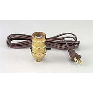 B&P Lamp E26 Medium Base Phenolic Socket with Threaded Shell and Ring ...