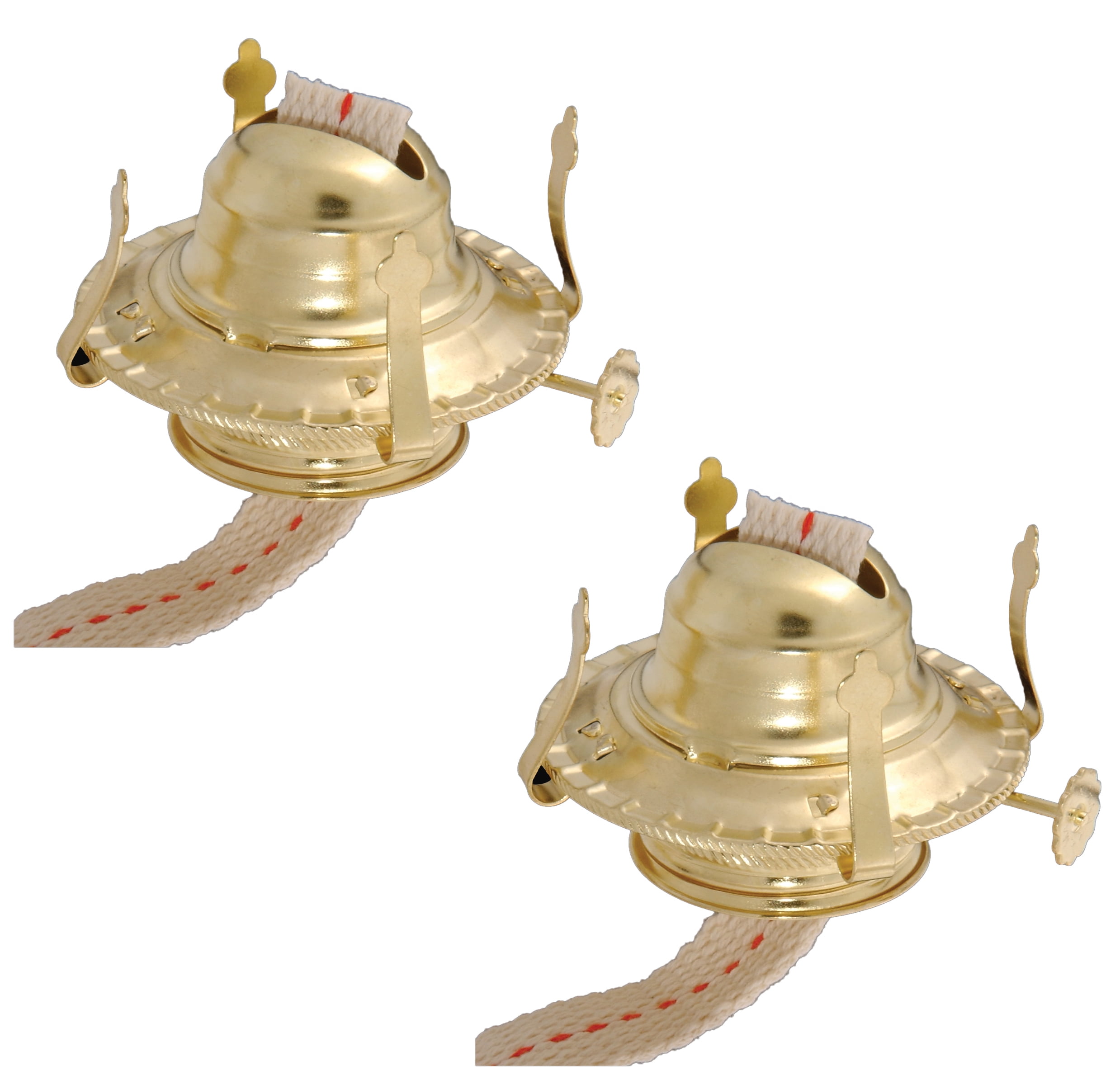 B&P Lamp Replacement Oil and Kerosene Lamp #2 Size Brass Plated Burner ...