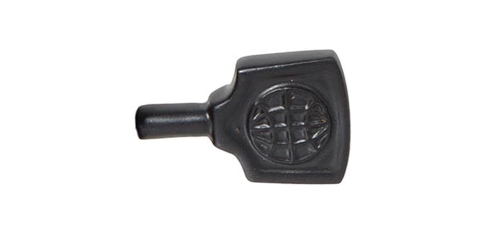 B&P Lamp® Satin Black Finish Solid Brass Flat Key Switch Knob For Light ...