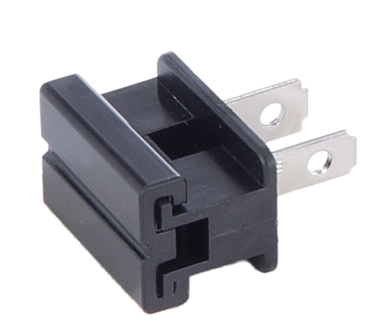 B&P Lamp® Slide On Type Polarized Plug (SPT-1, Black) - Walmart.com
