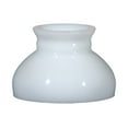 B&P Lamp® Small 3 1/2 Diameter Opal Glass Student Lamp Shade With Plain ...