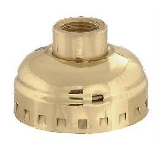 B&P Lamp® Socket Cap, Brass, No Set Screw, No Side Out - Walmart.com