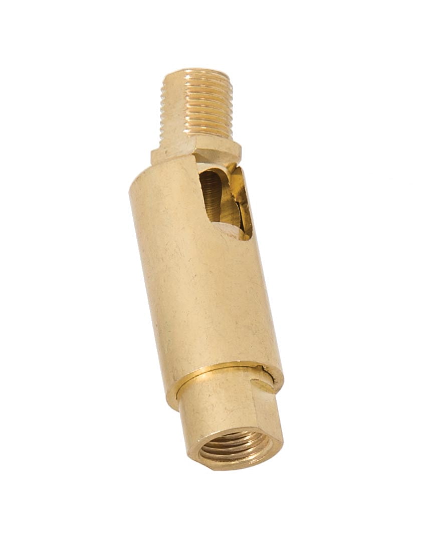 B&P Lamp® Solid Brass Adjustable Friction Swivel, 2-1/4 Inch Height, 1 ...