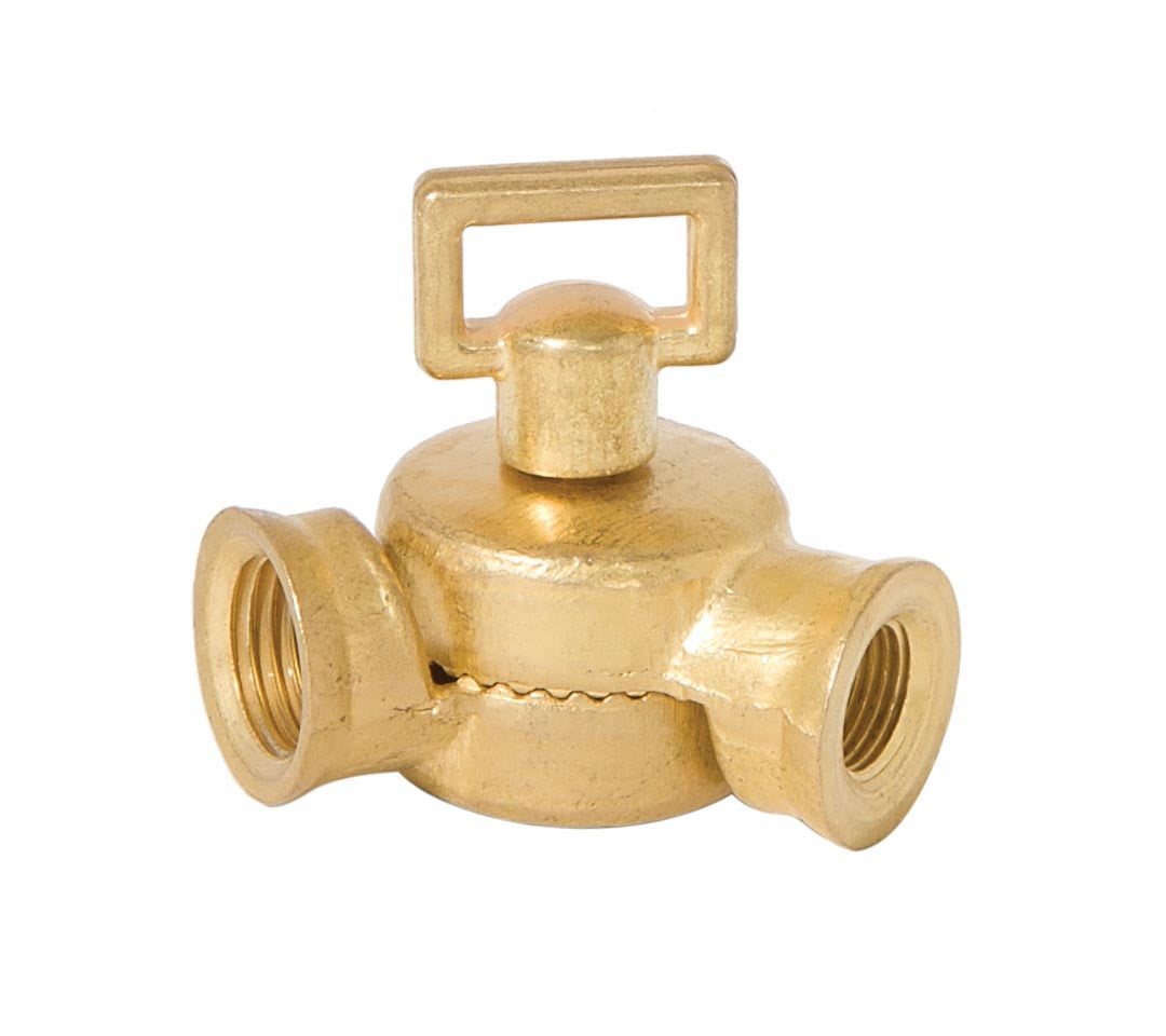 B&P Lamp® Solid Brass Friction Swivel with Teeth and Key Style Pin, 1 ...