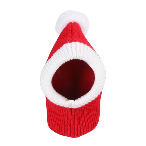 B Pet Hat Dog Christmas Head Cover Warm Funny Dog Christmas Hat Knitted ...