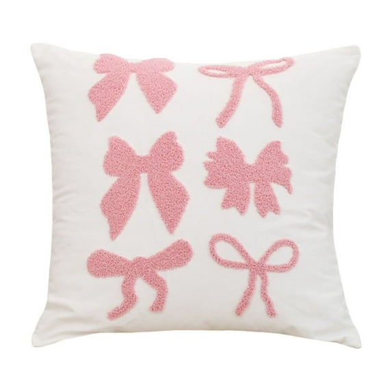 B Pillowcase Featuring Butterflies Knot For Sofa And Living Room Soft ...