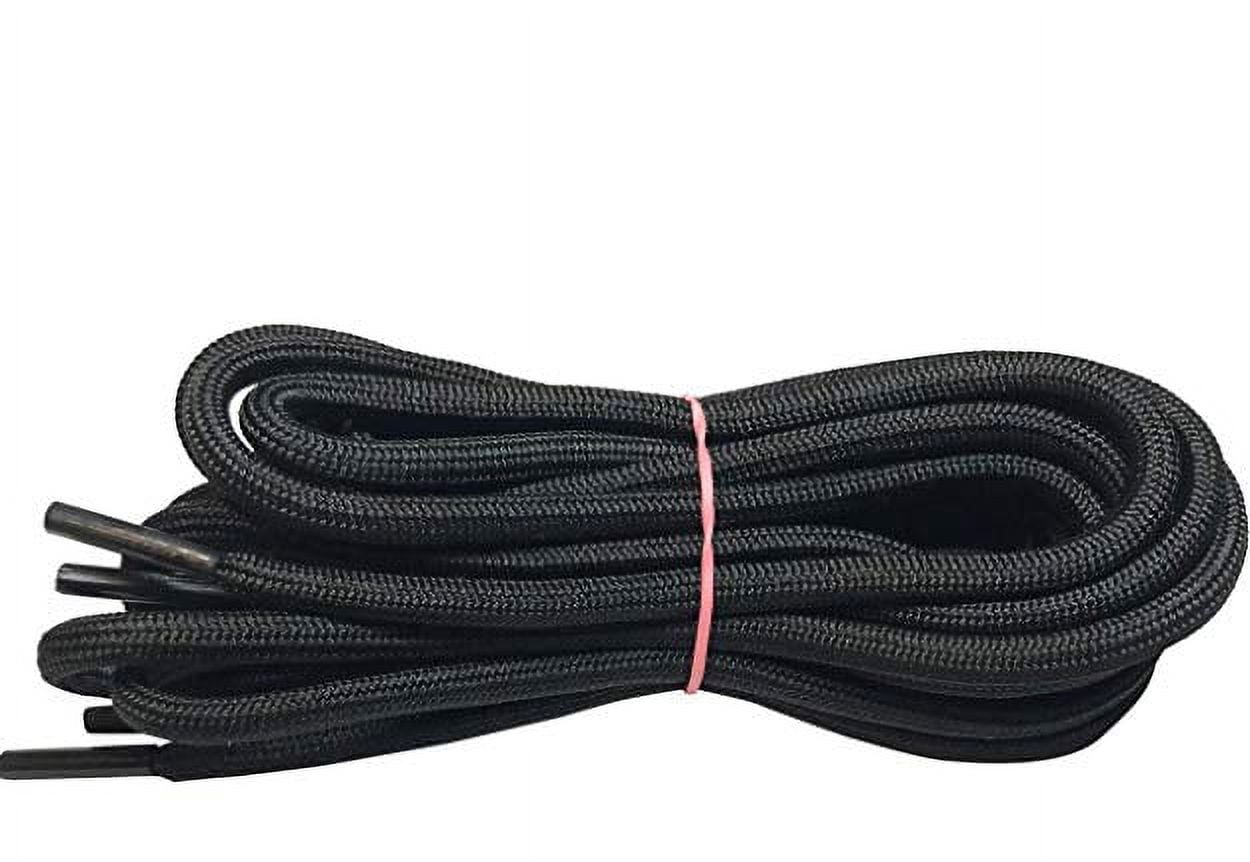 B&Q 2 Pairs Black Long Military Hiking Work Boot Laces Shoelaces ...