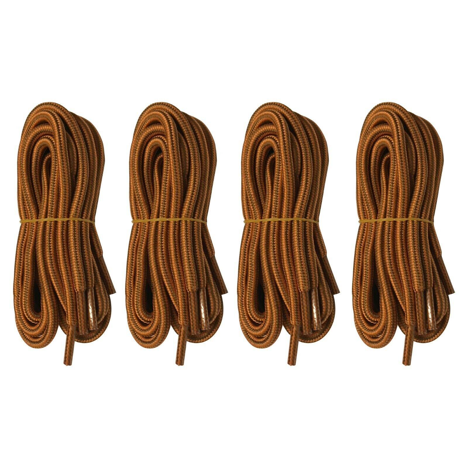 B&Q 4 Pairs 5mm Thick Heavy Duty Sandy Brown Hiking Work Boot Laces ...