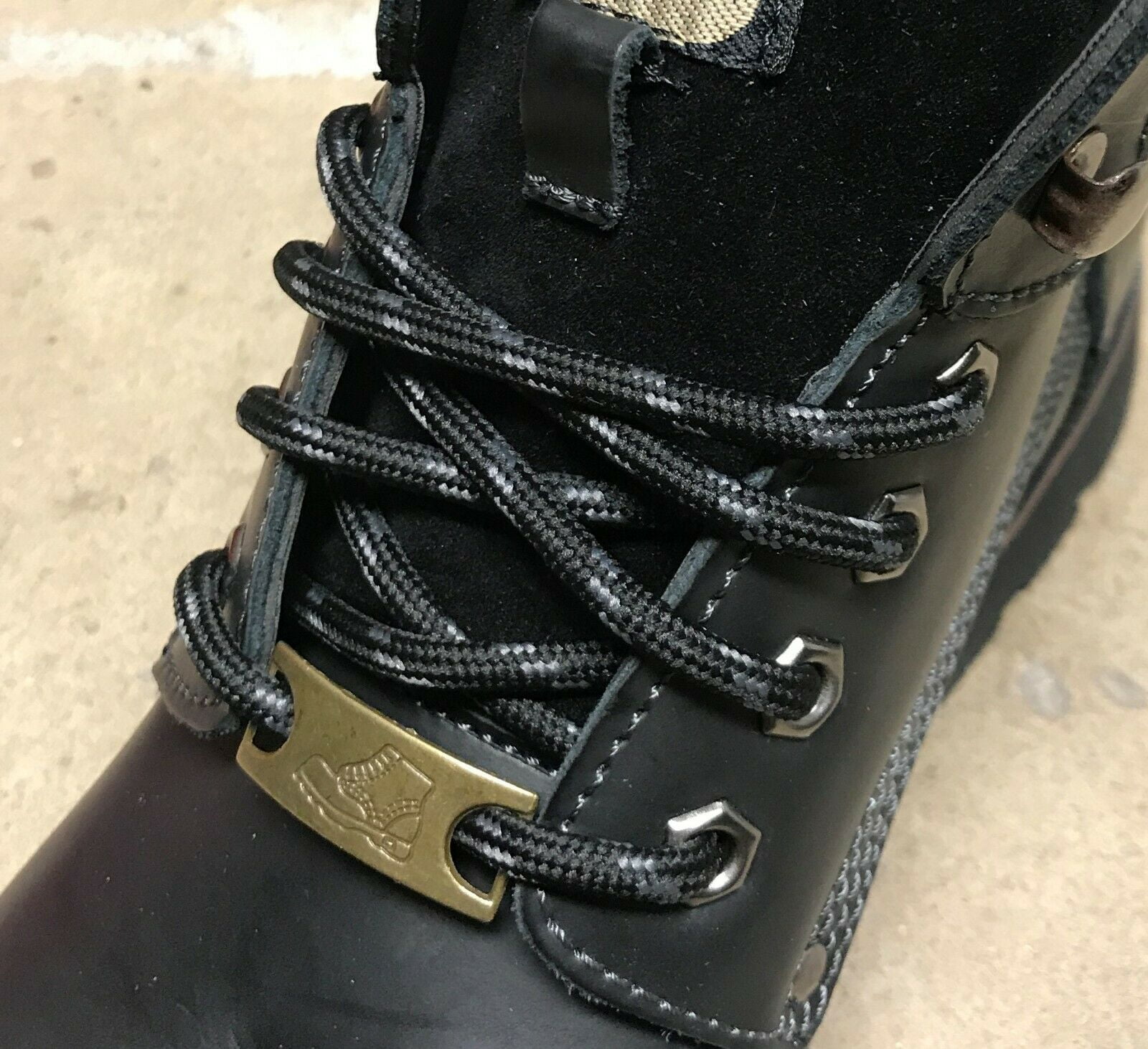 B&Q 5MM Unisex Thick Heavy Duty Round Boot Laces Shoelaces replacements ...
