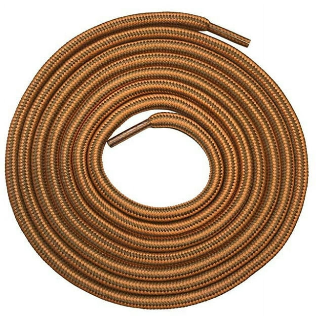 B&Q 5mm Thick Sandy Brown Heavy Duty Round Boot Shoe Laces for Hiking ...