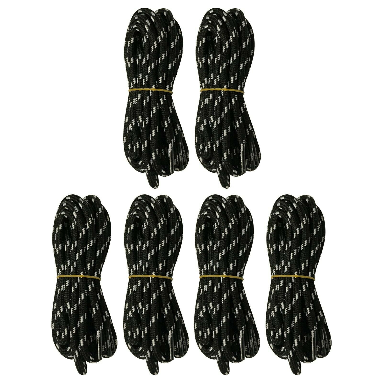 B&Q 6 Pairs 5mm Thick Heavy Duty Black White Spot Hiking Work Boot ...