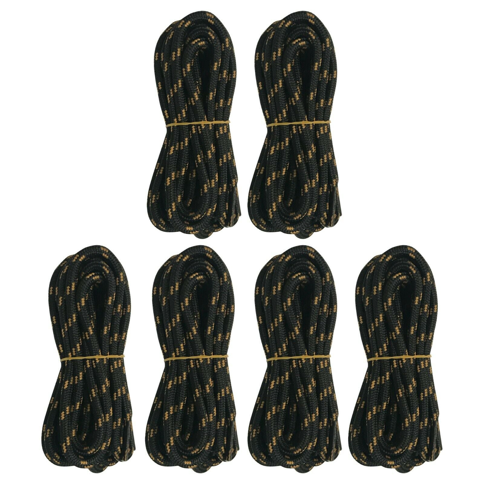 B&Q 6 Pairs 5mm Thick Heavy Duty Black Yellow Brown Spot Hiking Work ...