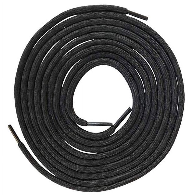 B&Q Black Heavy Duty Long Military Hiking Work Boot Laces Shoelaces ...