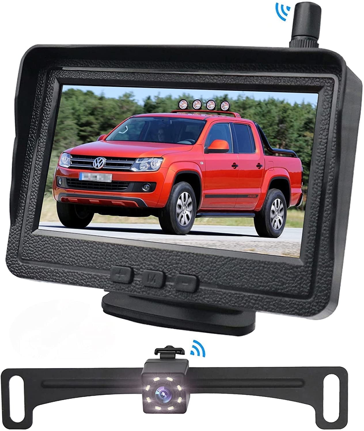 B-Qtech Auto Wireless Backup Camera, 4.3' LCD Monitor Kit, Night Vision ...