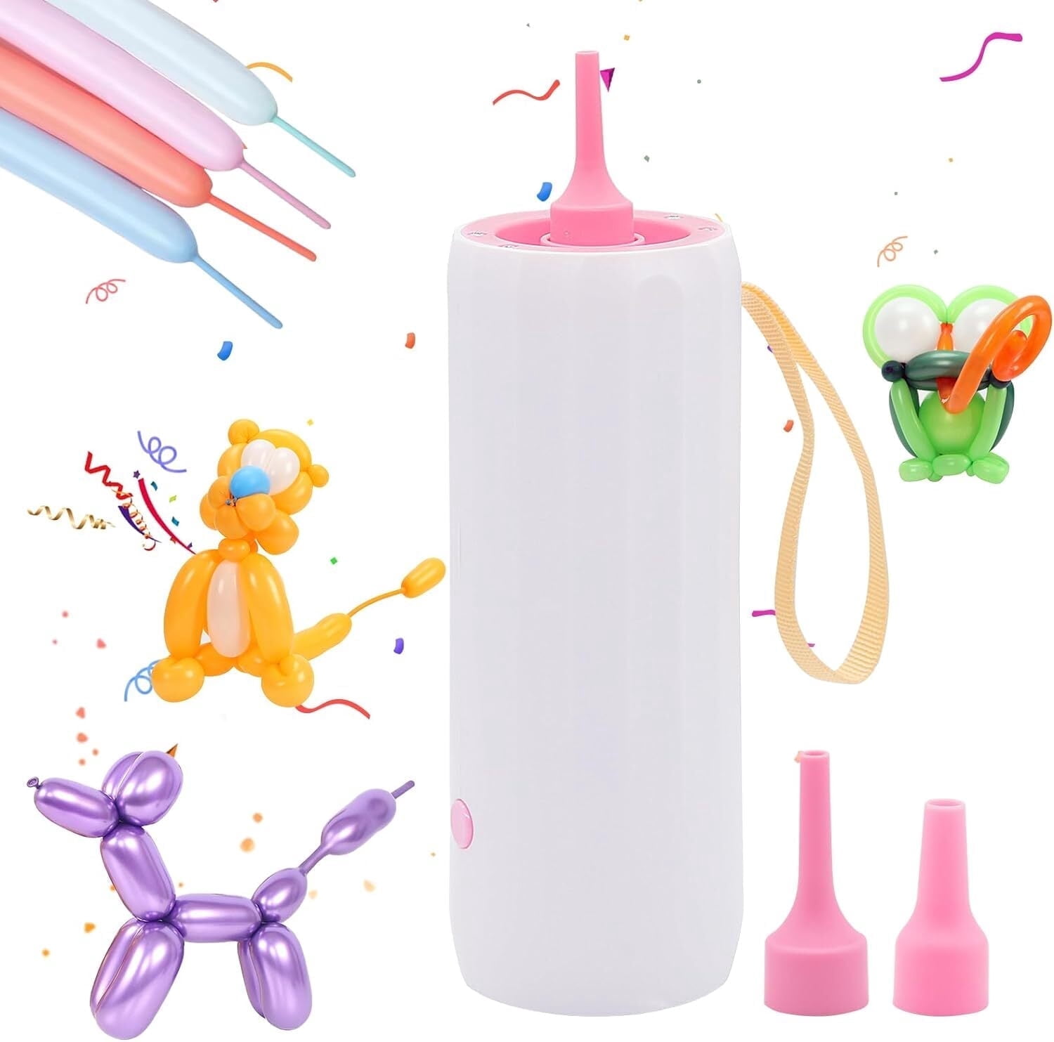 B-Qtech Electric Balloon Pump, Compact 12V Inflator for Foil Balloons ...