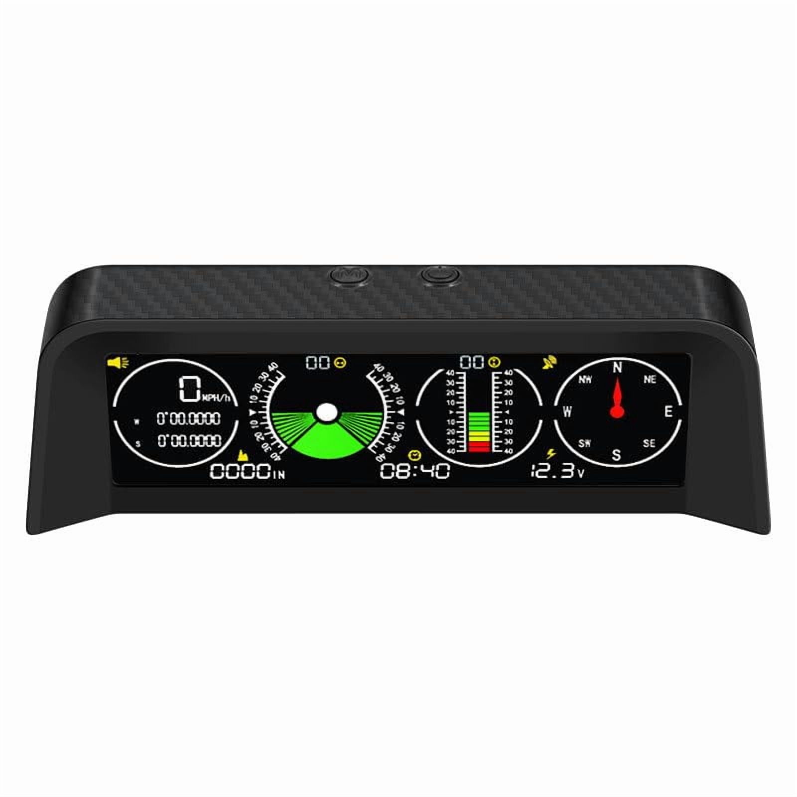 B-Qtech Car Inclinometer for Off-Road Driving Digital GPS Speedometer ...