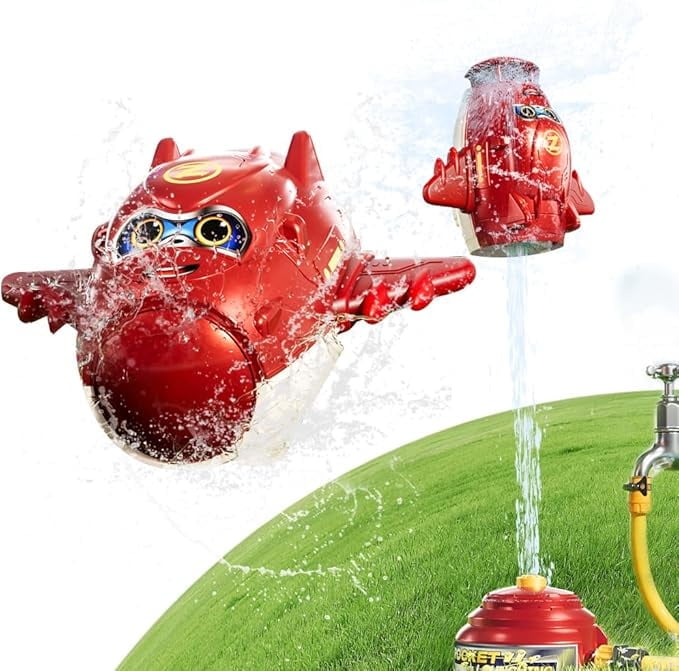 B-Qtech Water Rocket Sprinkler for Kids, Outdoor Toys Rocket Launcher ...
