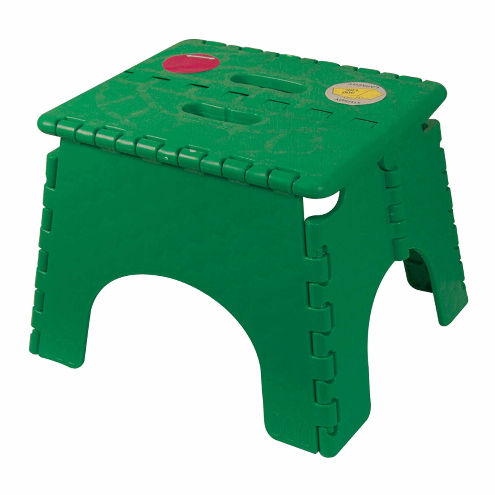 B&R PLASTICS 1016FG Ez Foldz Step Stool, Forest Green - Walmart.com