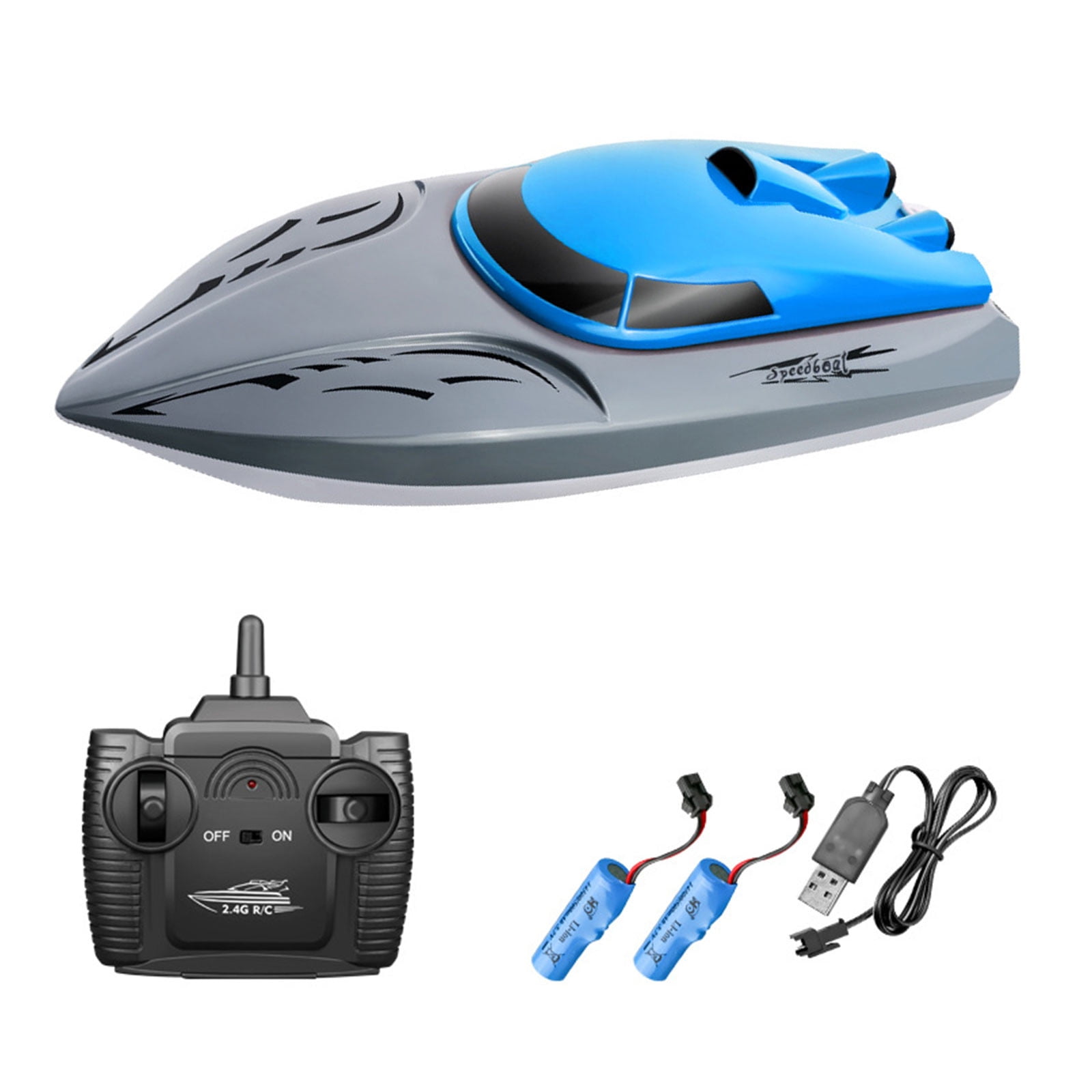 B Remote Control Boat Toy Rechargeable High Speed Water Racing For ...