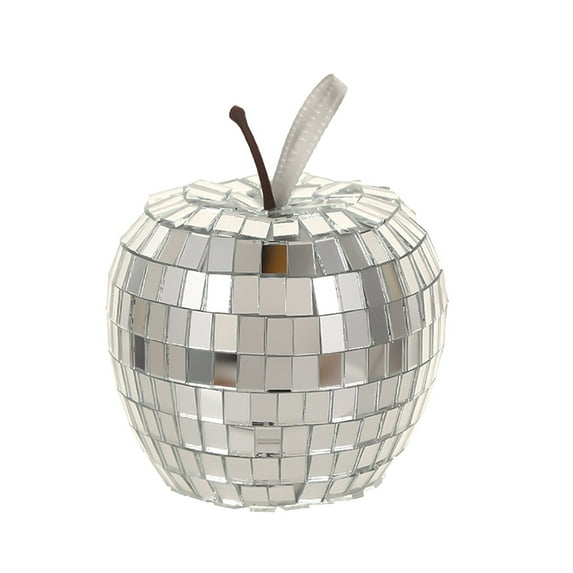B Simulated Apple Color Pendant Disco Ball Mirror Hanging Prop 6 Pcs ...