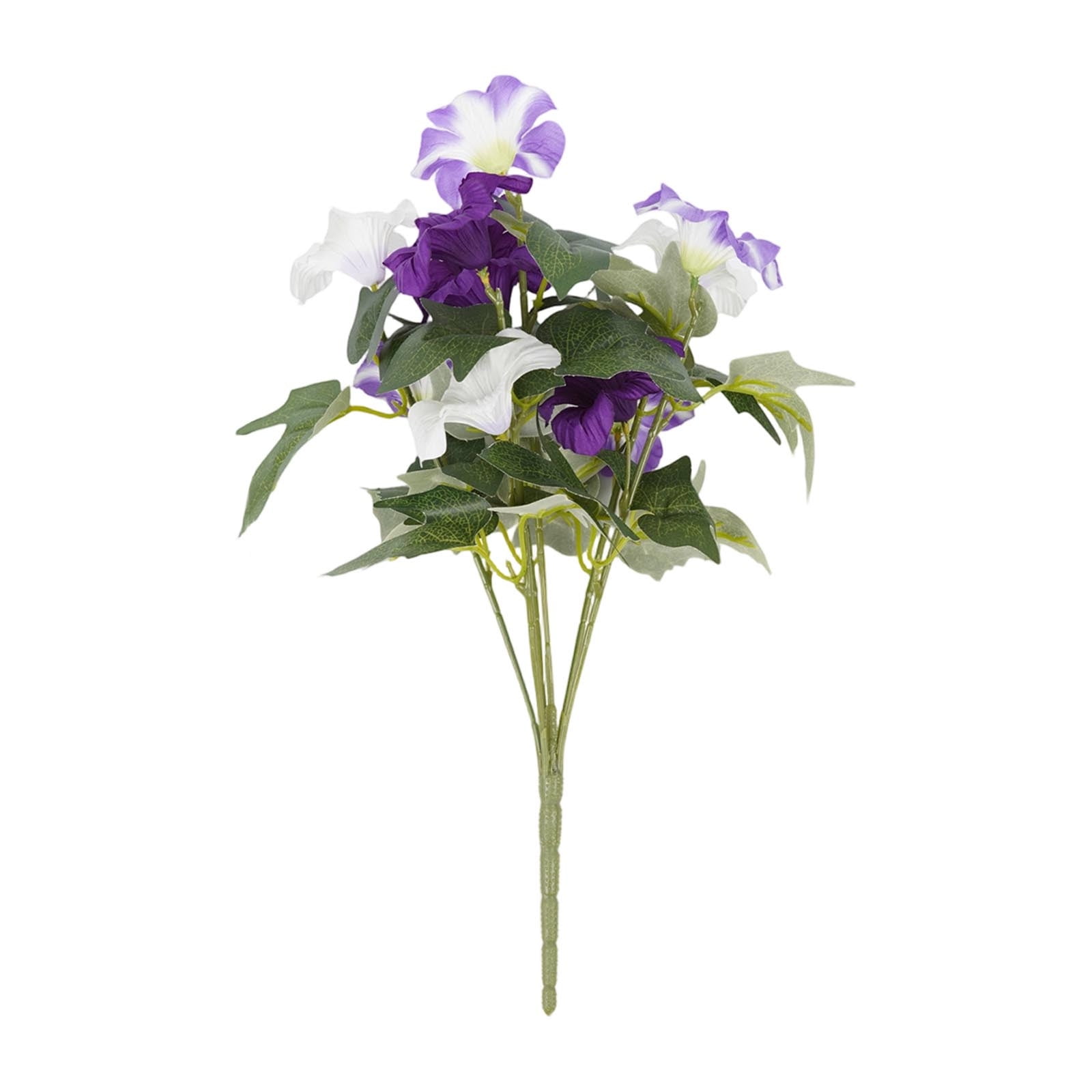 B Simulated Flower Artificial Green Plant Plastic Spring Grass Violet ...
