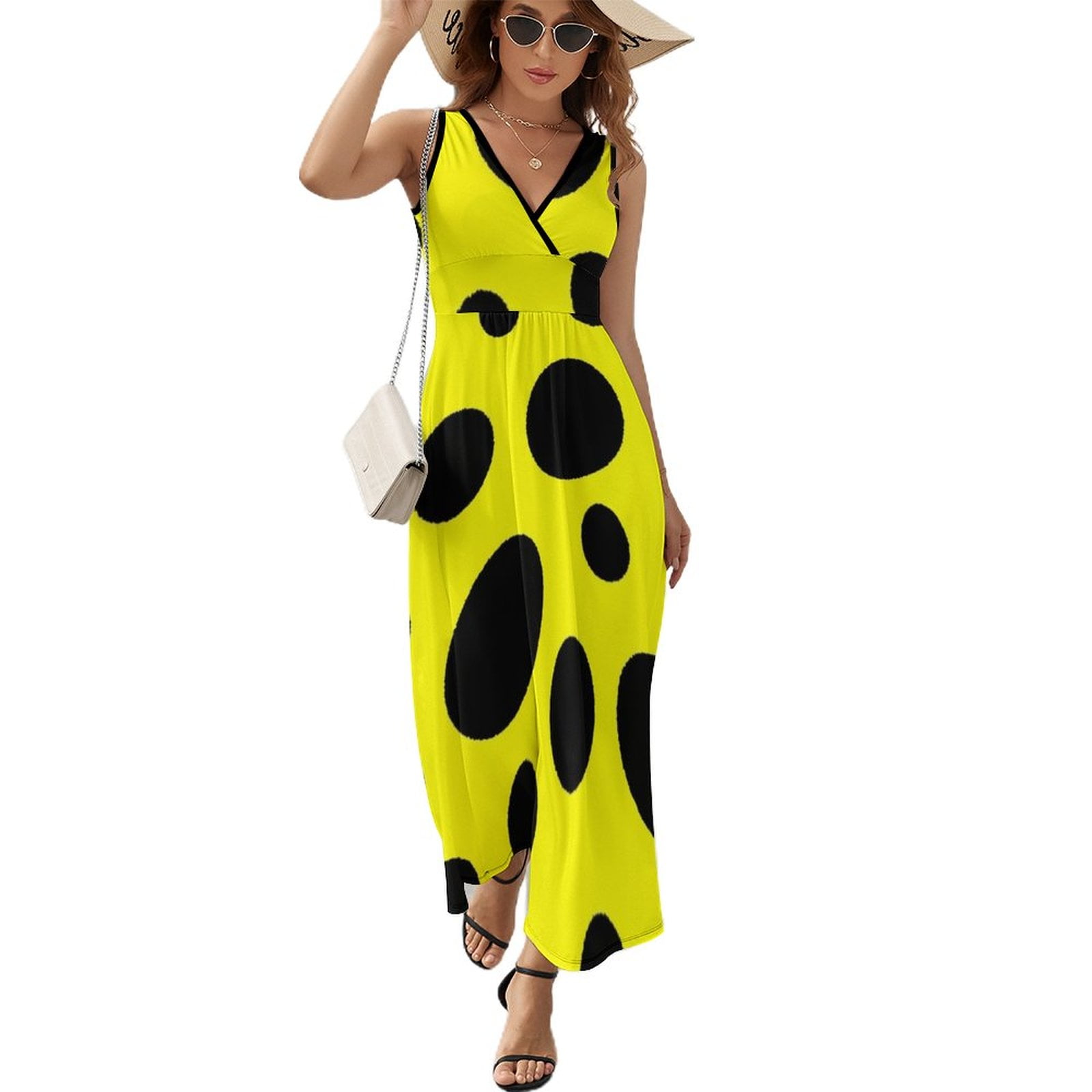 B Sleeveless Dress summer women's suit Long veiled dresses - Walmart.com