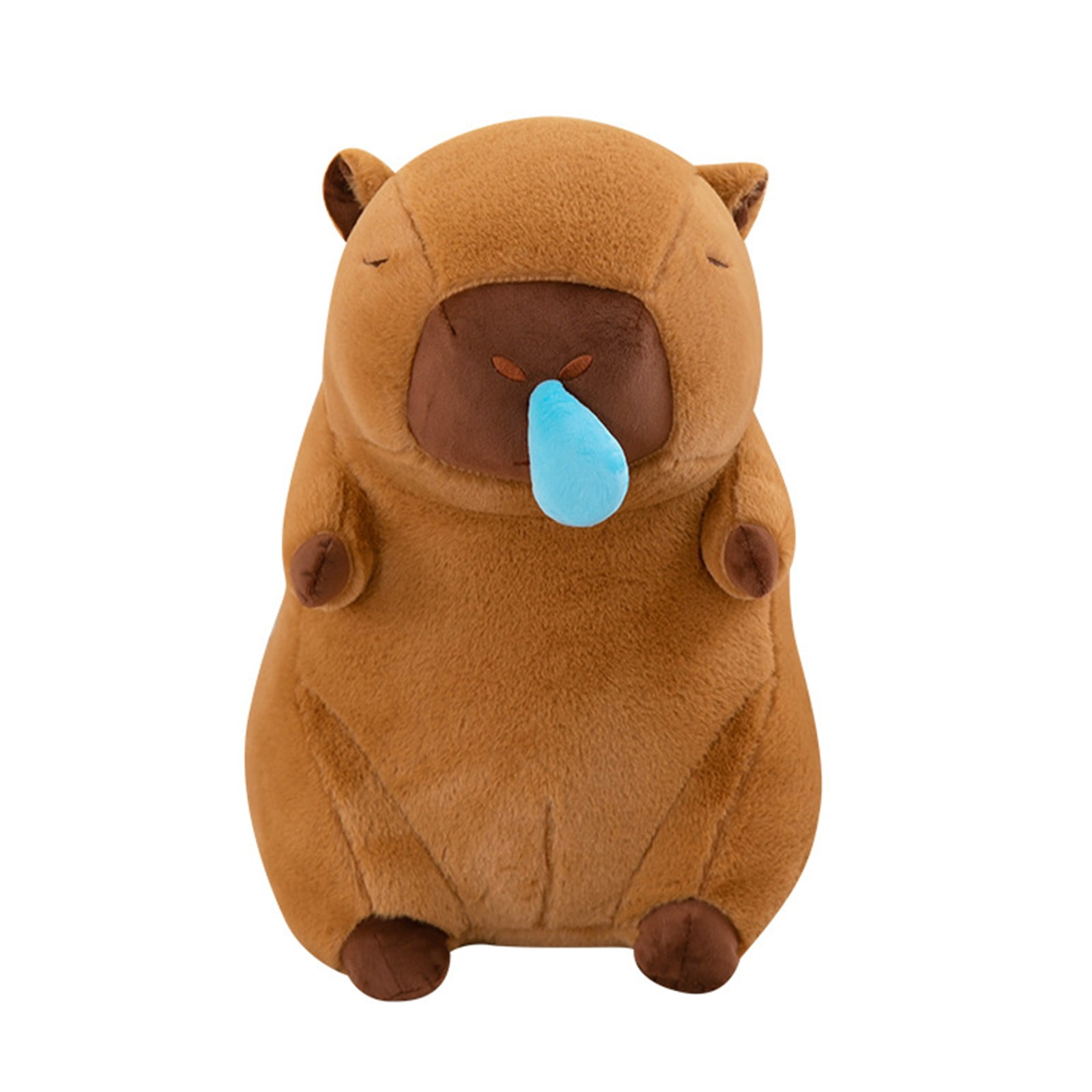 B Small Plush Capybara Stuffed Animal Snatchy Water Toy With Spring ...