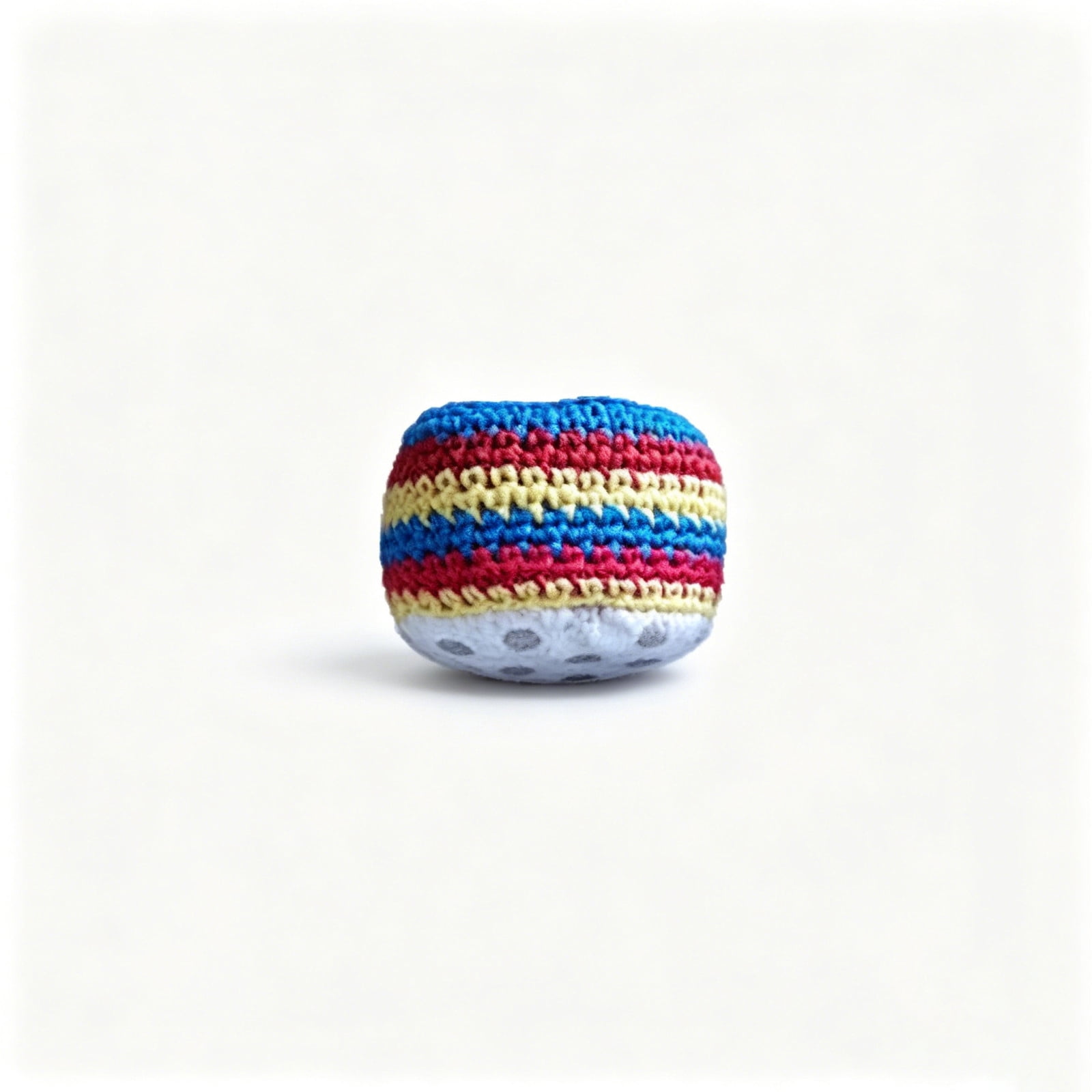 B Soft Knitted Sandbag For Kids Hand Crochet Colorful Sensory Ball ...