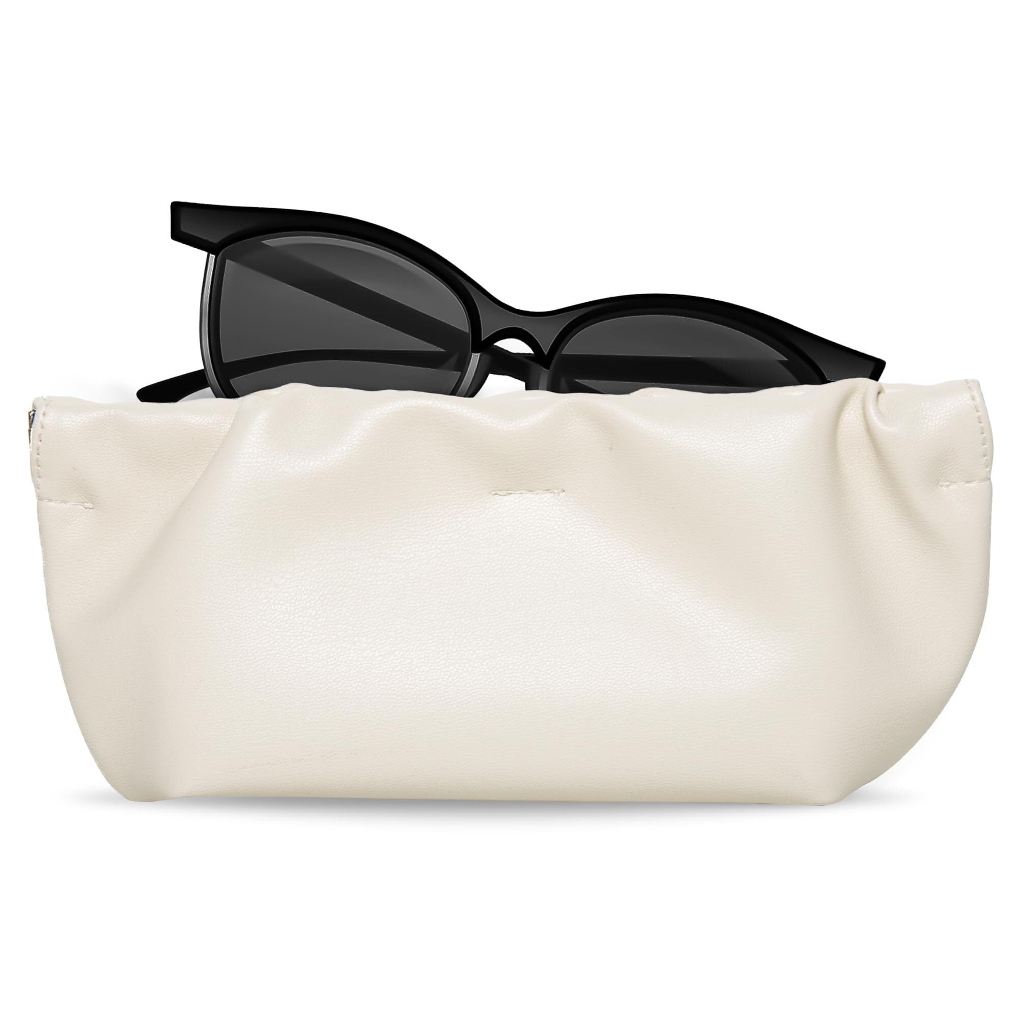 B Squeeze Top Sunglass Pouch - Portable Sunglass Organizer Pouch Bags ...