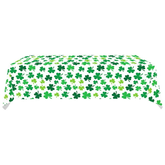 B St Patricks Day Tablecloth 54X108 Inches Waterproof Plastic Holiday ...