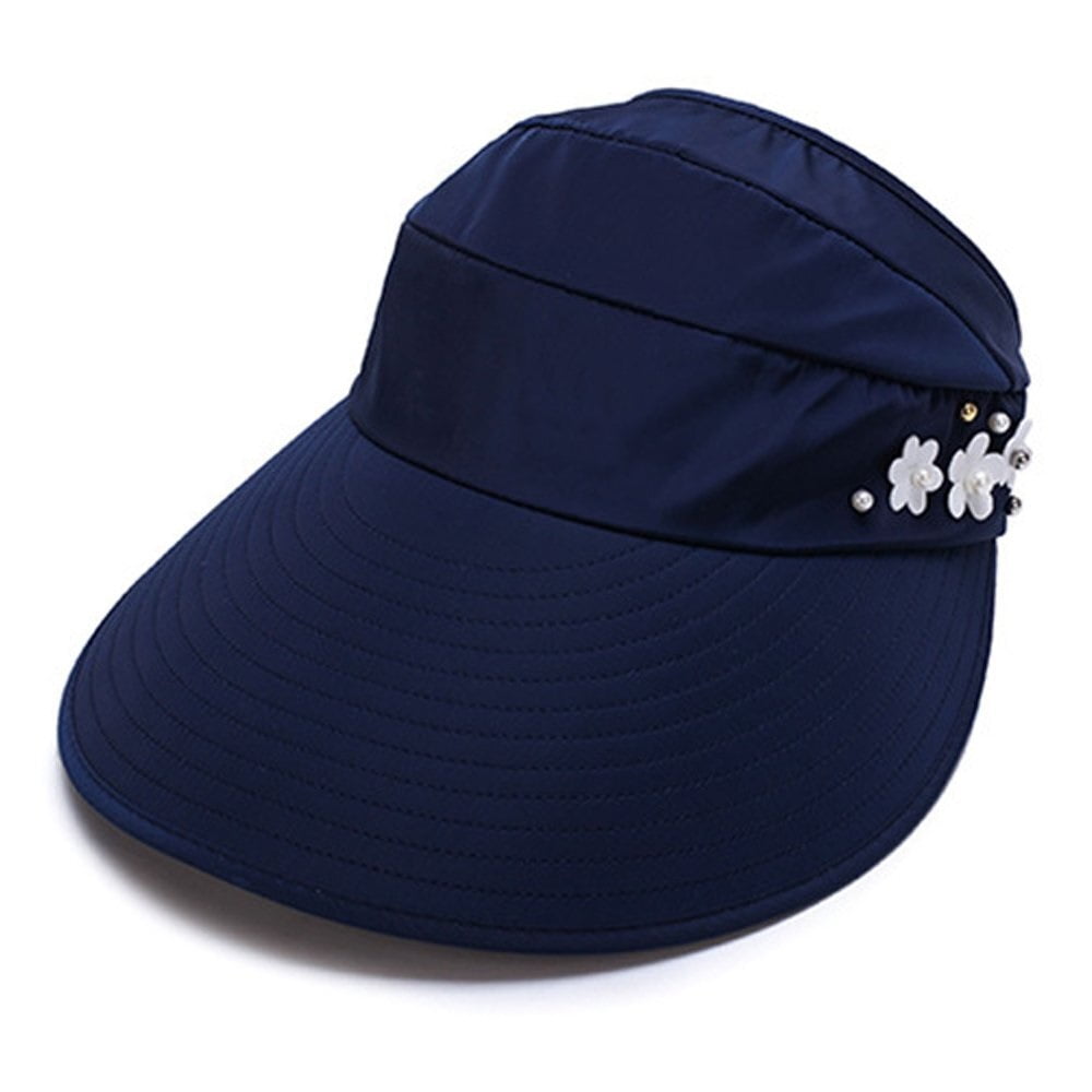 B Sun Hats for Women Wide Brim UV Protection Beach Packable Visor ...