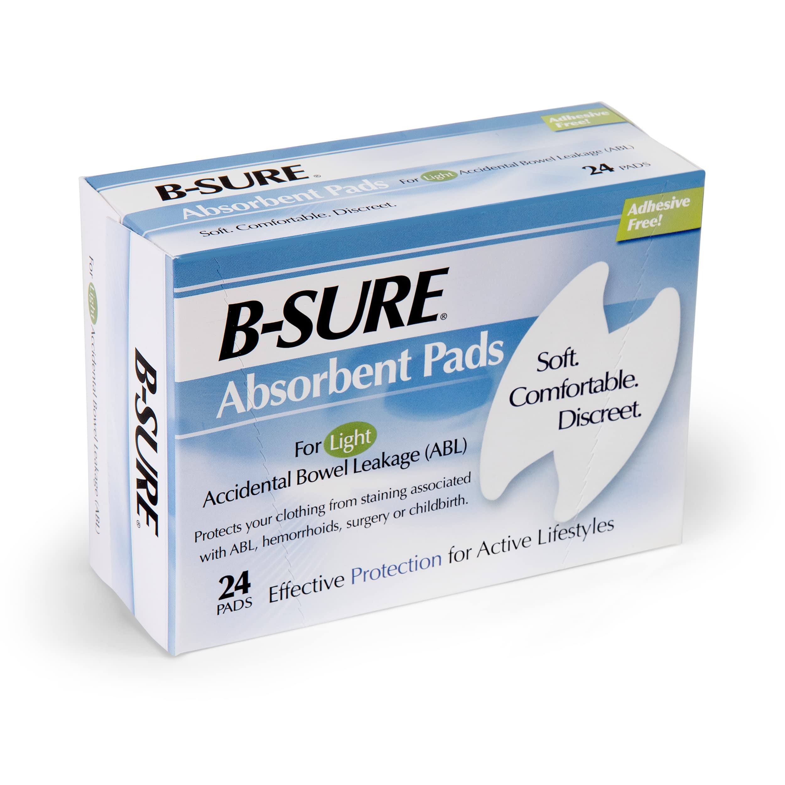 B-Sure Anal Leakage Pads, Box/24 Pads - Walmart.com