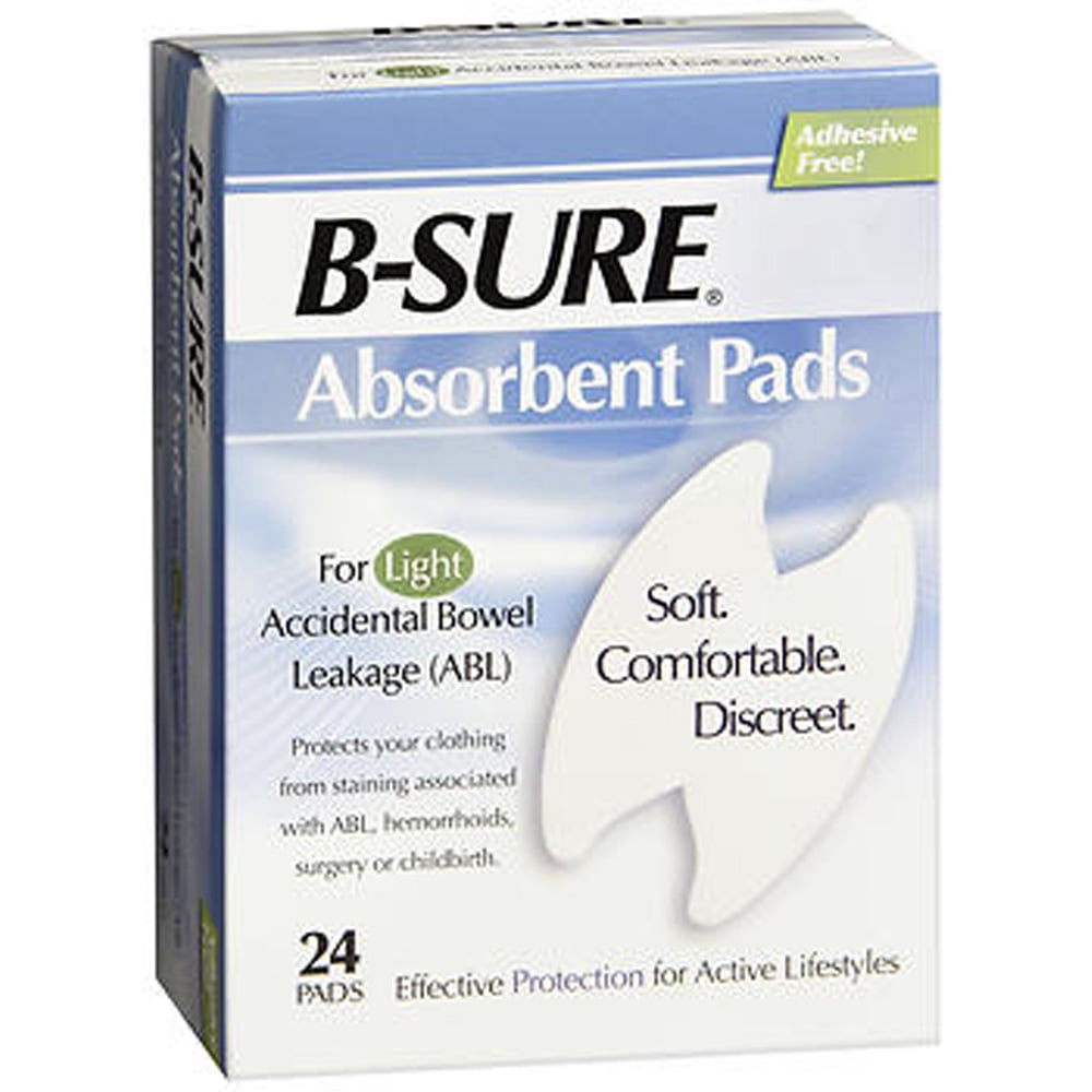 B-Sure® Incontinence Liner, One Size Fits Most, 24/Box (142440_BX) HSA ...