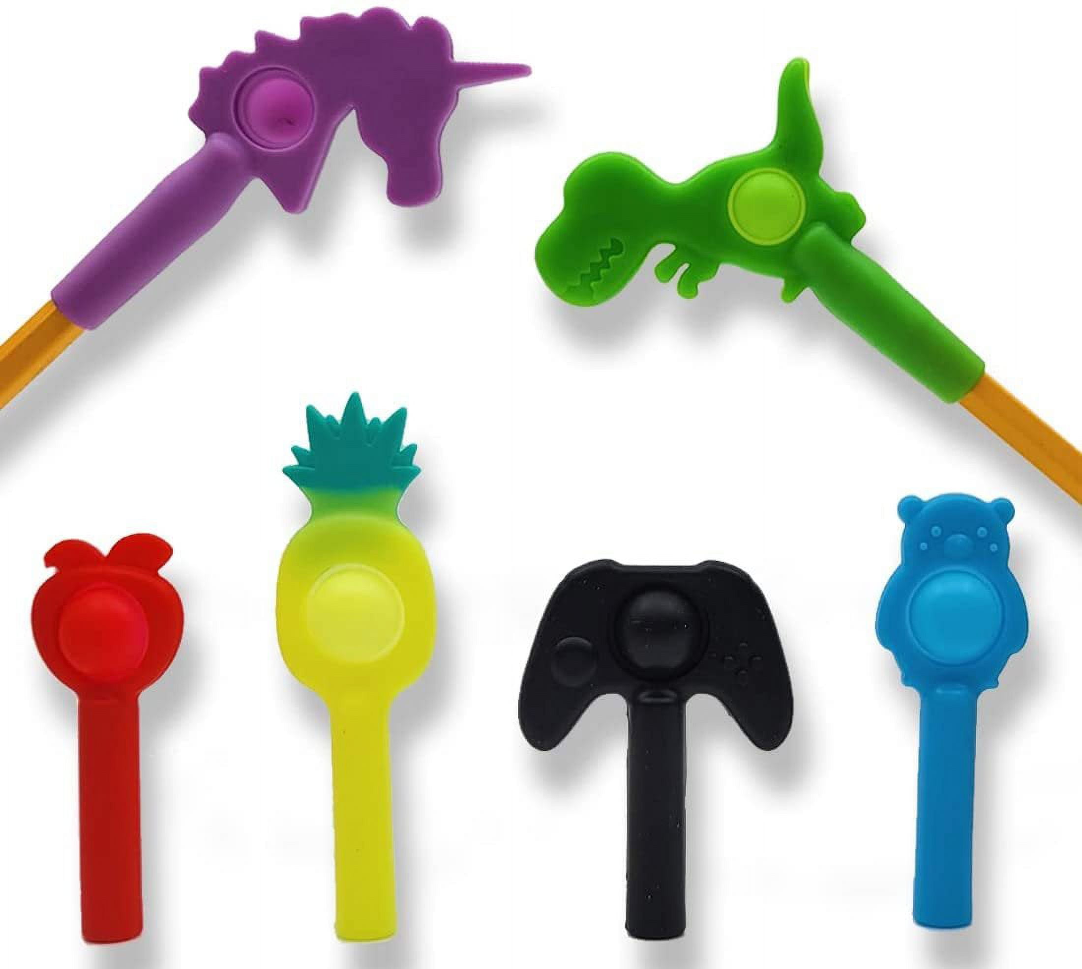 B-THERE Pencil Fidget Topper Toy Pop it Push Bubble 12 Pack - Walmart.com