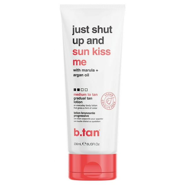 B.Tan Just Shut Up and Sunkiss Me Gradual Tan Lotion, 10.14 oz Lotion ...