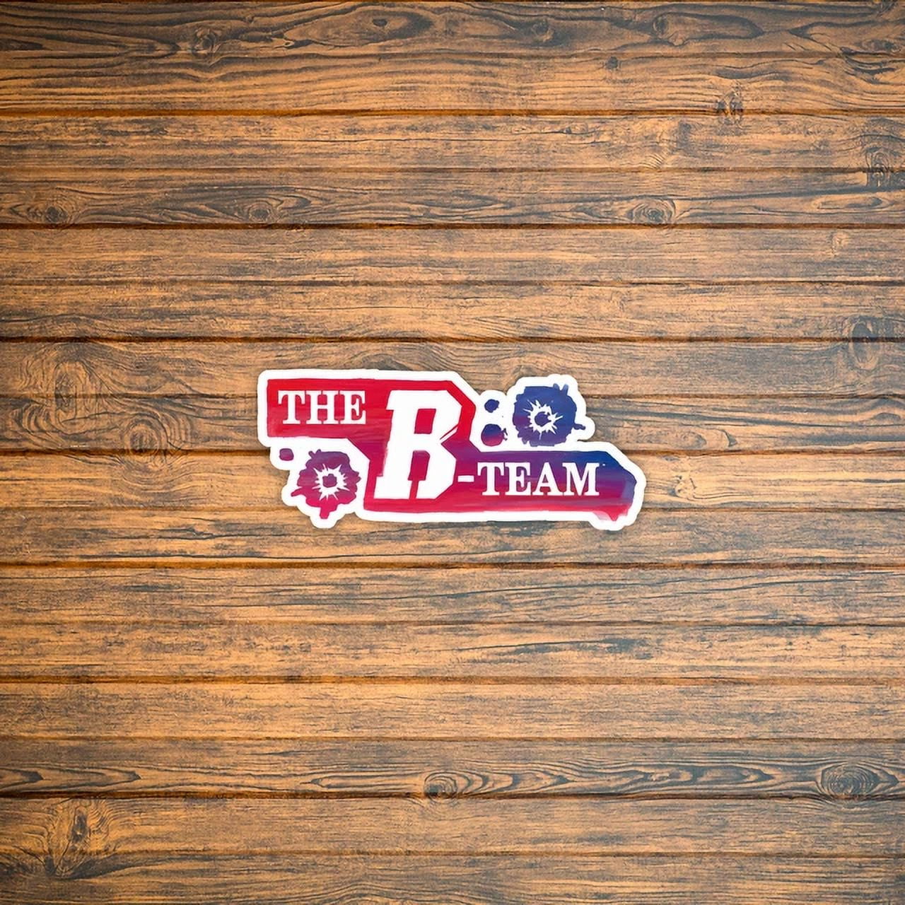 The B-Team: Vintage-Style Baseball Sticker For Sports Fans ...