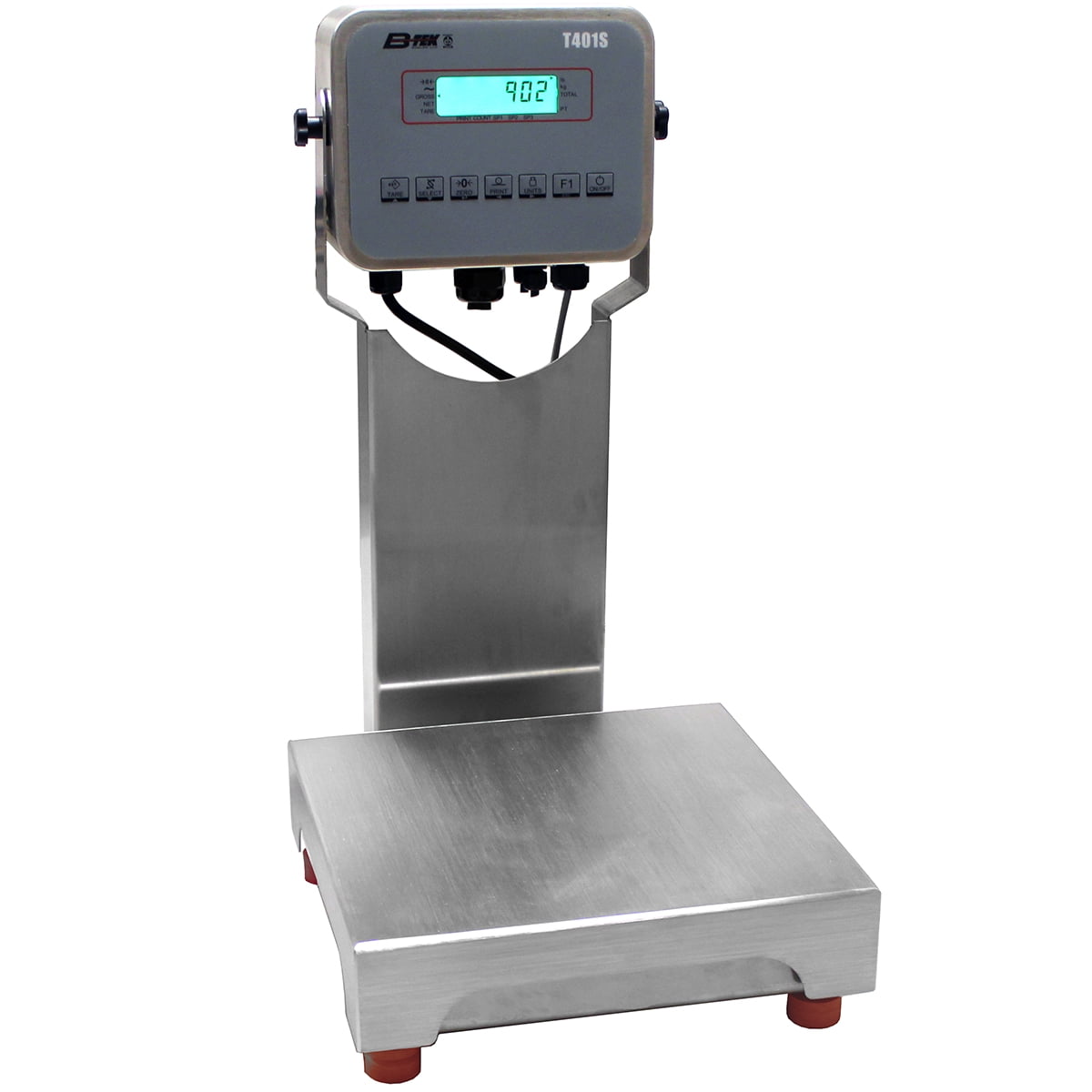 B-Tek 912-5621 AquaShield Washdown Bench Scale with T401S, 5 lb x 0.001 ...