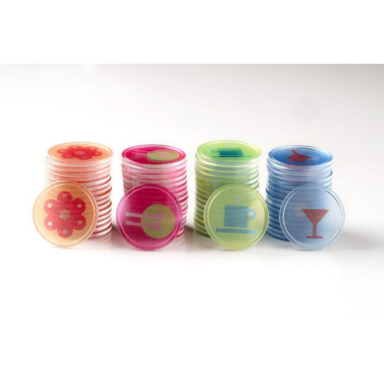 B-Token Crystal Tokens in Clear with Cocktail - 500 Tokens - Walmart.com