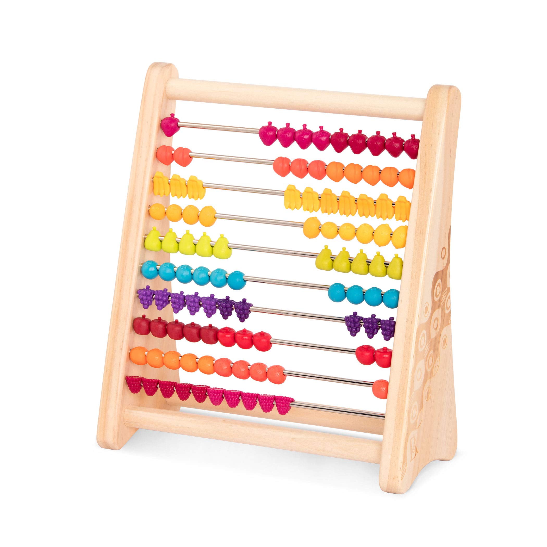 B. Toys Fruity! Wooden IFF17 Abacus for Kids Classic Math Learning Toy ...