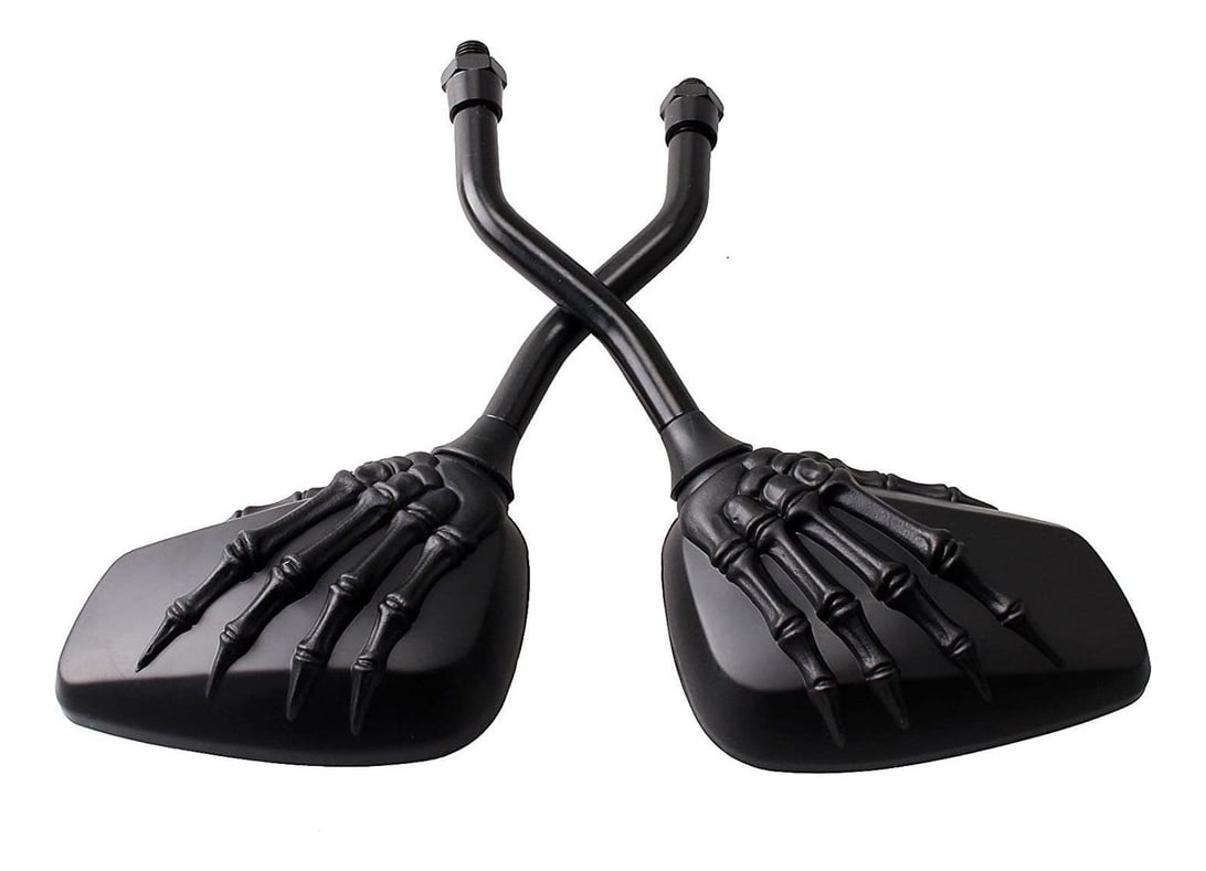 B Universal Side Rearview Mirror Skull Skeleton Hand - Walmart.com