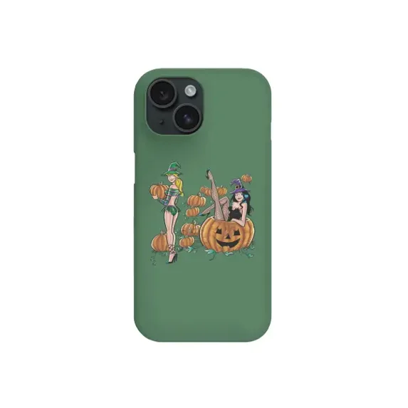 B&V Pumpkins Betty Veronica Parody Phone Case for iPhone 16 15 14 13 12 ...