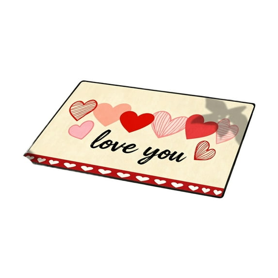 B Valentine Day Decoration Door Mat Antislip Indoor Outdoor Front Door ...