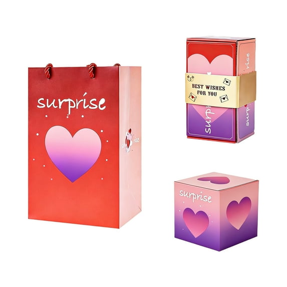 B Valentine‘S Day Surprise Pop Up Box Gift Set With 10 Jump Boxes Gift ...