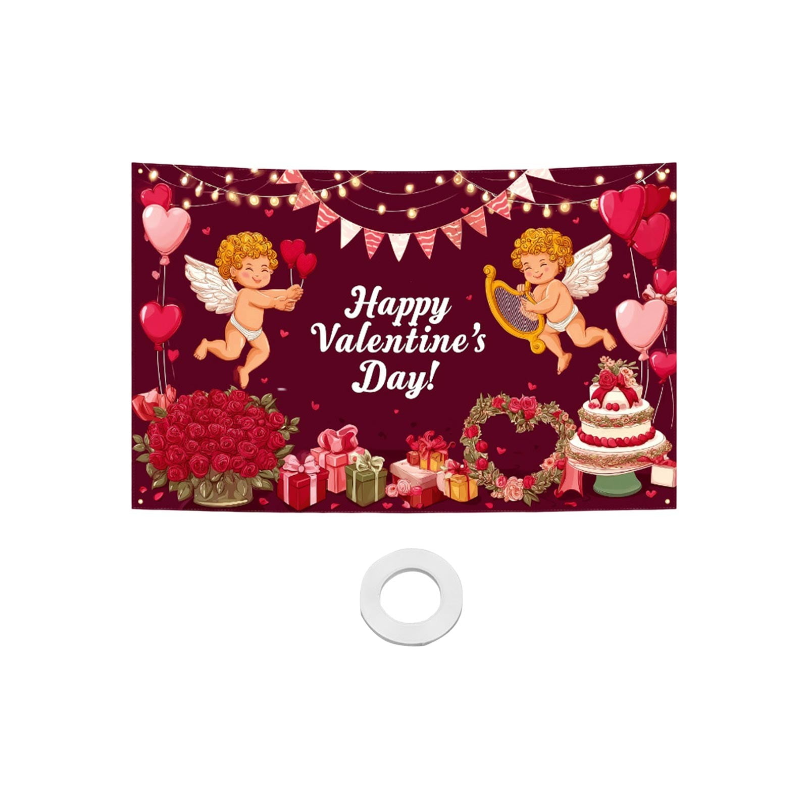 B Valentines Tapestry Wall Hanging Decor 71 X 45 Inches Polyester ...