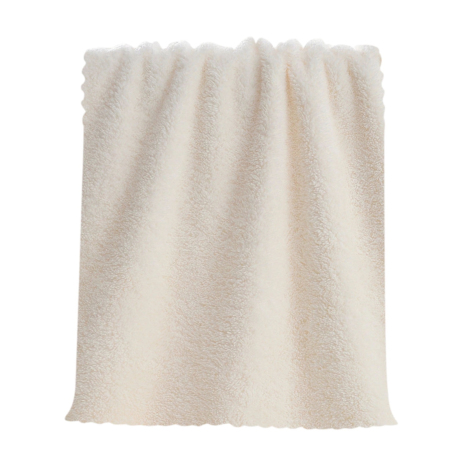 B Velvet Face Towel Set, Soft Absorbent Washcloth, Plush Bath Towel ...