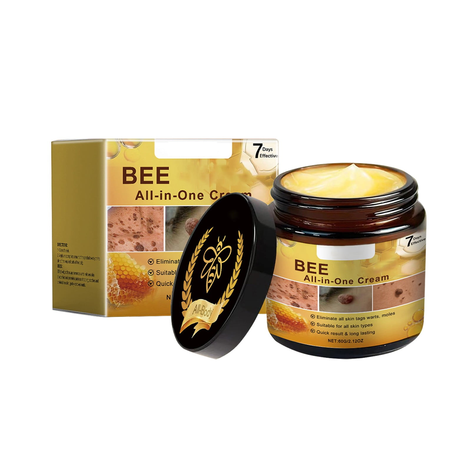 Béé Venóm Skin Treatment Cream Bee Wart Killing Cream, Gently Cleans ...