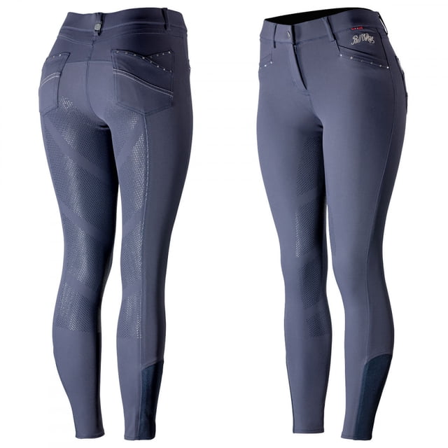 B Vertigo Womens Olivia Silicone Full Seat Breeches - Walmart Business ...