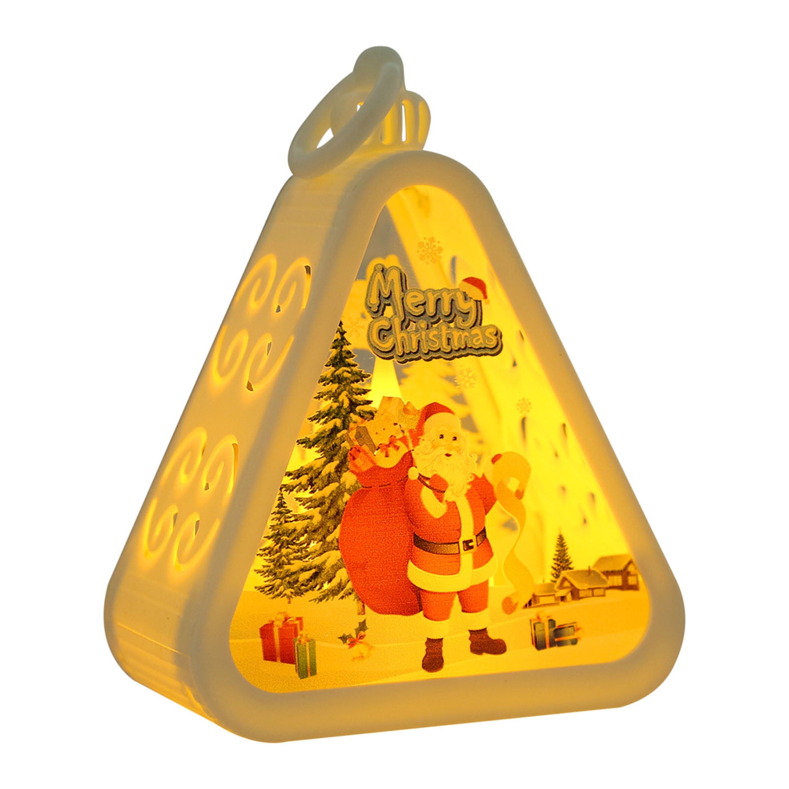 B Vintage Christmas Night Light Luminous Desktop Decoration For Window ...